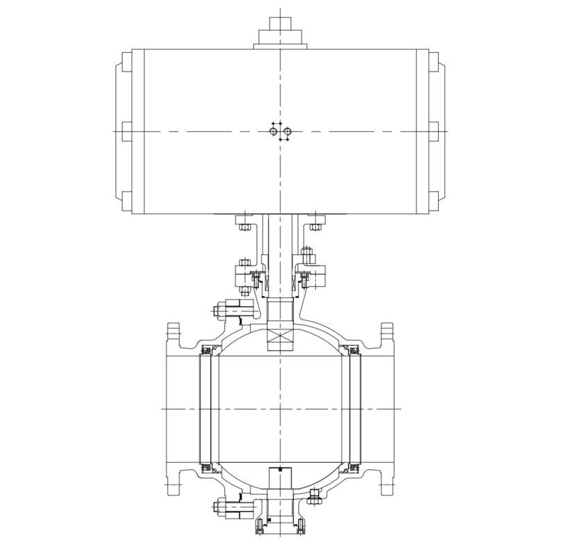 PN16 25 40 63 100 Ball Valves For Two Position Sequence Control In ...